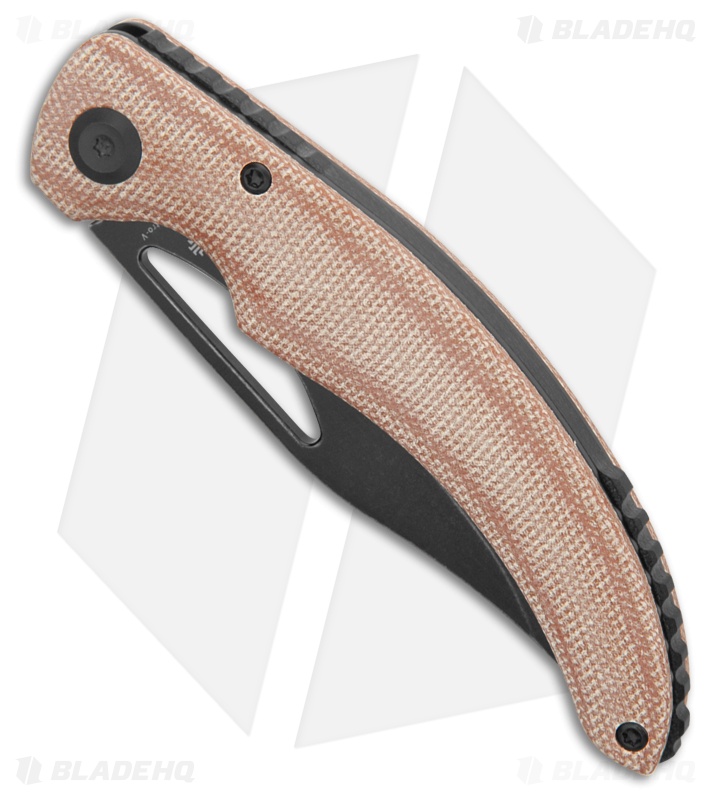 Kansept Knives Gideon Knife Brown Micarta Black SW