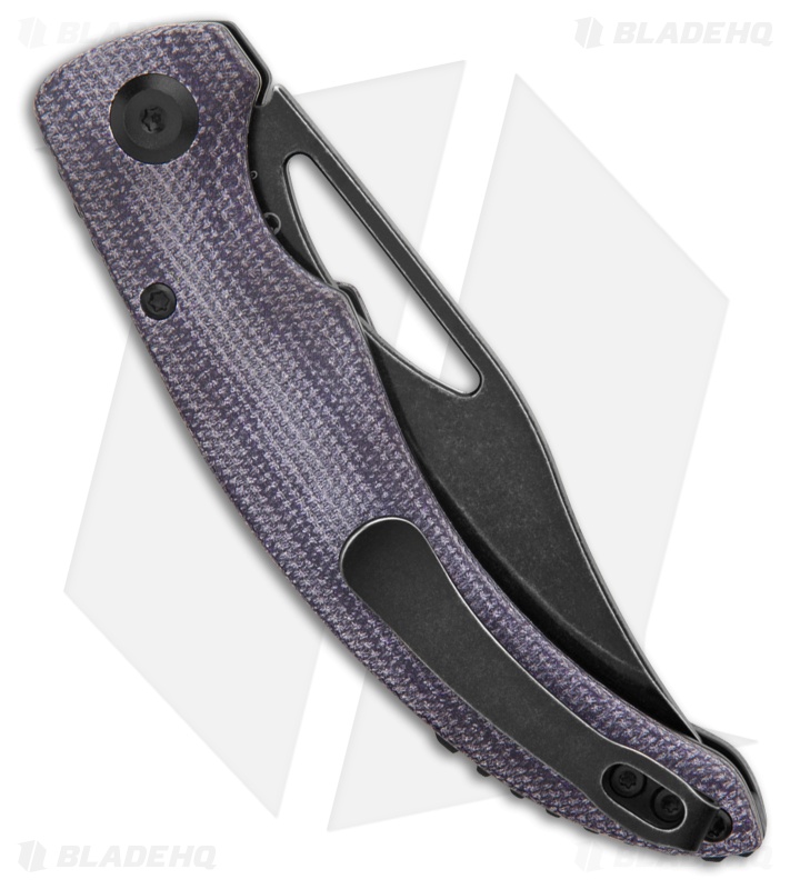 Kansept Knives Gideon Knife Purple Micarta Black SW