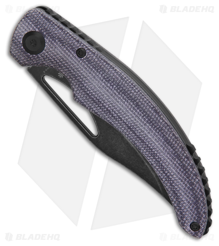 Kansept Knives Gideon Knife Purple Micarta Black SW