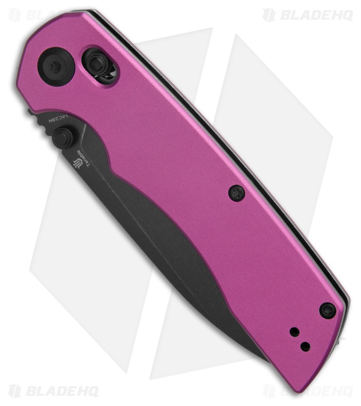 Tenable Knives Kryo Knife Purple Aluminum Black SW