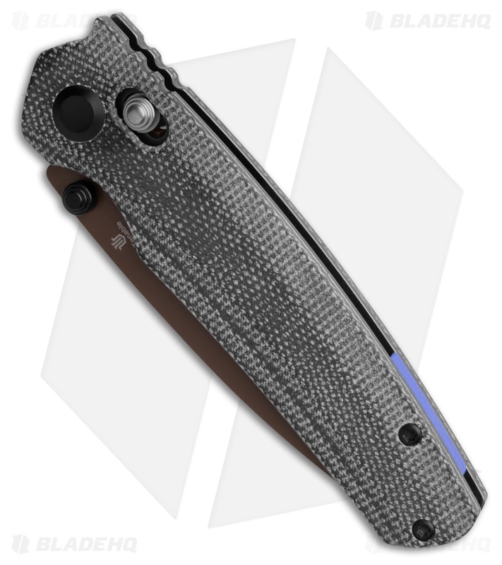 Tenable Knives Raven Crossbar Lock Knife Black Micarta