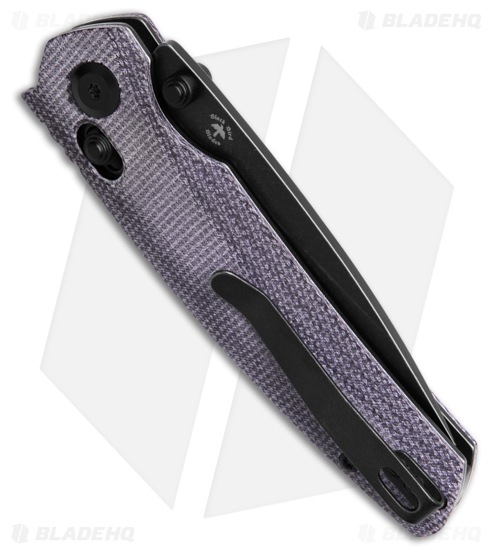 Tenable Knives Raven Crossbar Lock Knife Purple Micarta