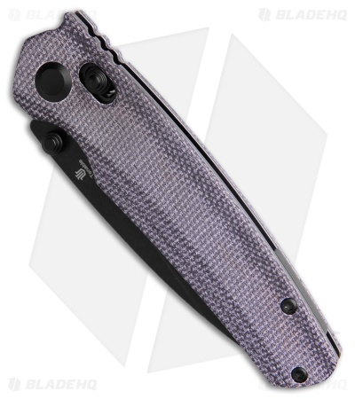 Tenable Knives Raven Crossbar Lock Knife Purple Micarta