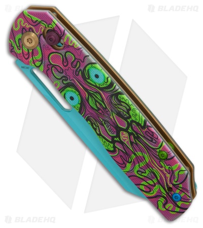 Tenable Knives Shard Knife Jade G-10 Purple Undead Blue