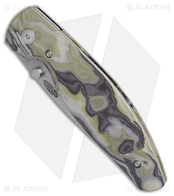 Three Rivers Manufacturing Atom Liner Lock Knife Midnight Jungle G-10