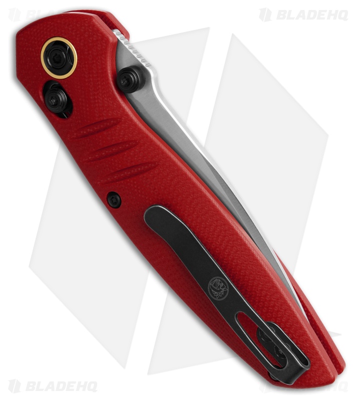 Vosteed Corsair Crossbar Lock Knife Red G-10 Satin