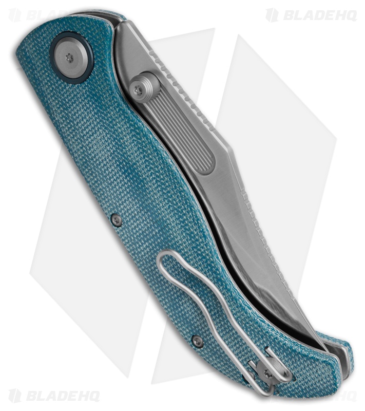 Vosteed Naga Blue Micarta Clip Point Satin S35VN
