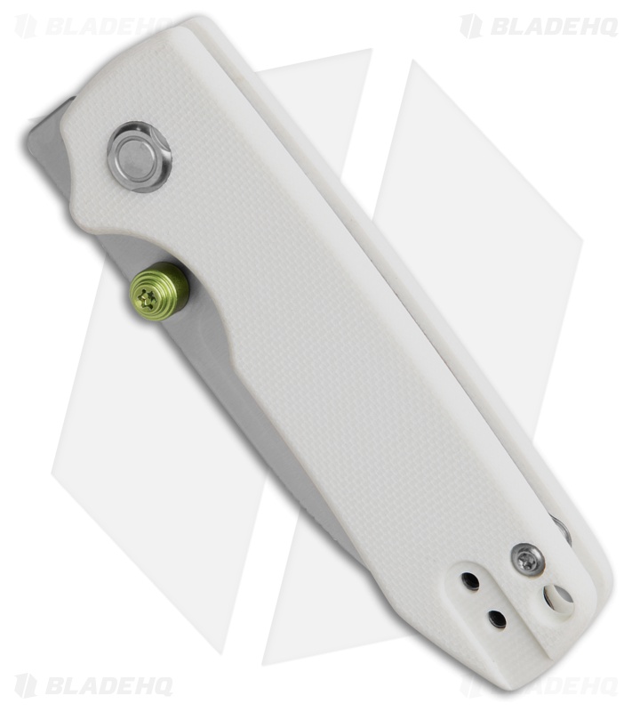 Vosteed Raccoon Cub Linerlock White G-10 Satin 14C28N