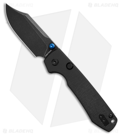 Vosteed Raccoon Black Micarta Clip Point Black SW 14C28N