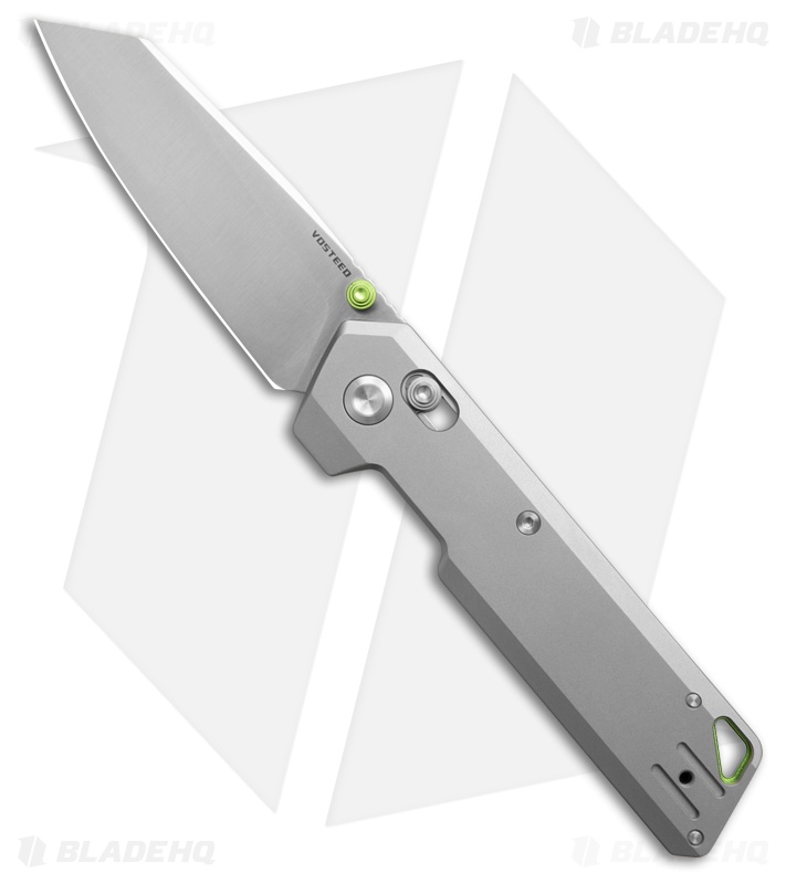 Vosteed Parallel Crossbar Lock Knife | Gray Titanium + Satin