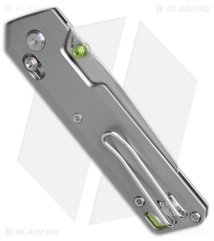 Vosteed Parallel Crossbar Lock Knife | Gray Titanium + Satin