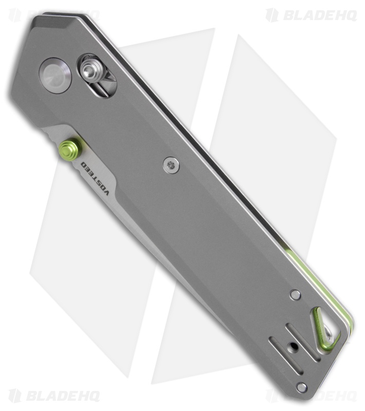 Vosteed Parallel Crossbar Lock Knife | Gray Titanium + Satin