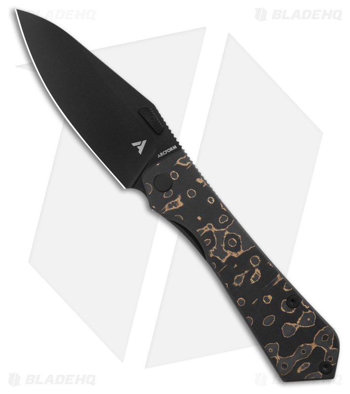 Arcform Theory Knife Camo Carbon Gold/Ti M390 Black DLC