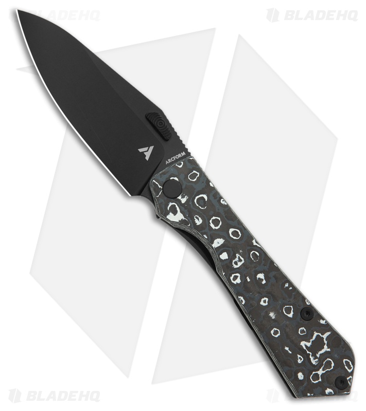 Arcform Theory Knife White Storm Fat Carbon/Black Ti DLC