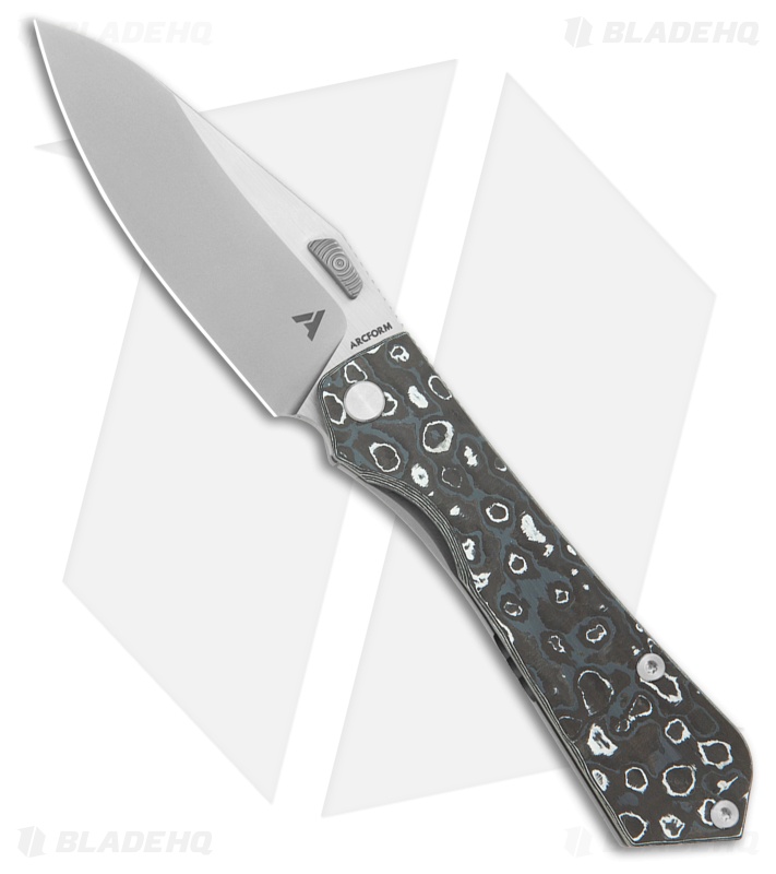 Arcform Theory Knife White Storm Fat Carbon/Ti BB/Satin