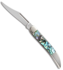 Bear & Son Cutlery Little Toothpick 3" Genuine Abalone AB193 1/2 - Blade HQ