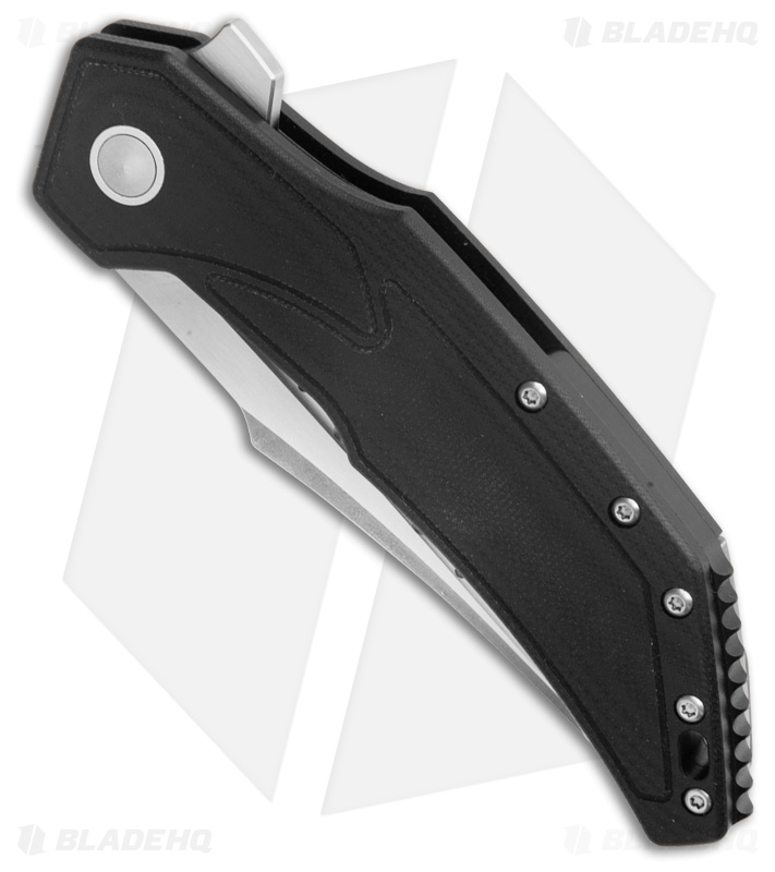 Begg Knives Astio Pocket Knife Black G-10 Tanto Satin D2