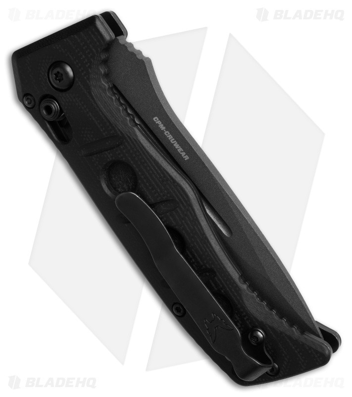 Benchmade Mini Auto Adamas AXIS Lock Knife Black G-10 + Gray