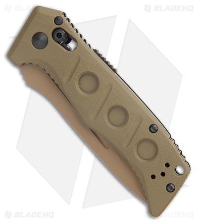 Benchmade Mini Auto Adamas AXIS Lock Knife OD Green G-10/FDE