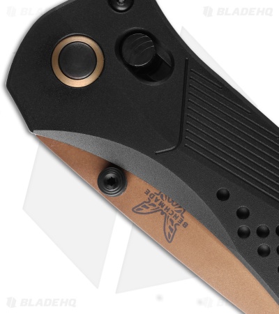 Benchmade 710 AXIS Lock Black Aluminum FDE PVD MagnaCut