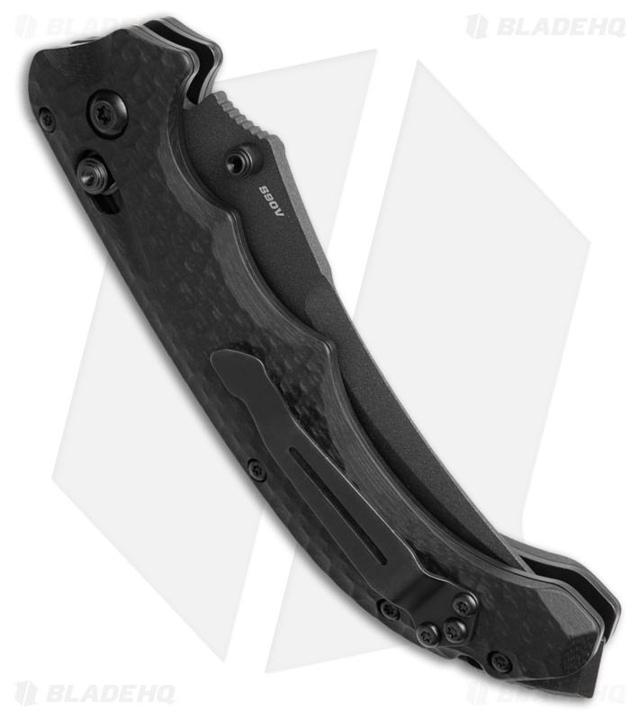 Benchmade Mini Bedlam Knife Black G-10 Black Serr