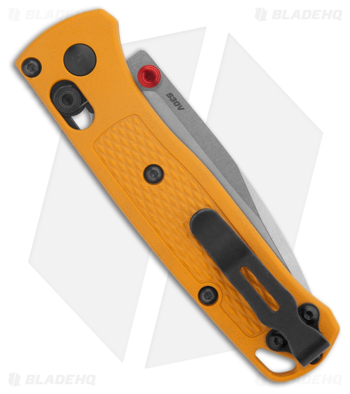 Benchmade Mini Bugout Knife Daybreak Yellow Grivory BB S30V