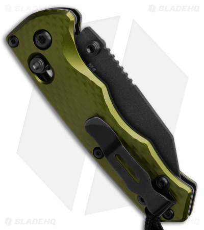Benchmade Immunity Knife Green Alum (2.5" Black) - Blade HQ