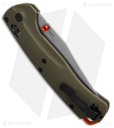 Benchmade Taggedout AXIS OD Green (3.5") - Blade HQ