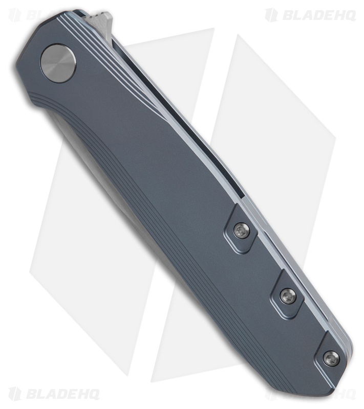 Bestech Knives 9 Blue Ti Sheepsfoot Hand Satin M390
