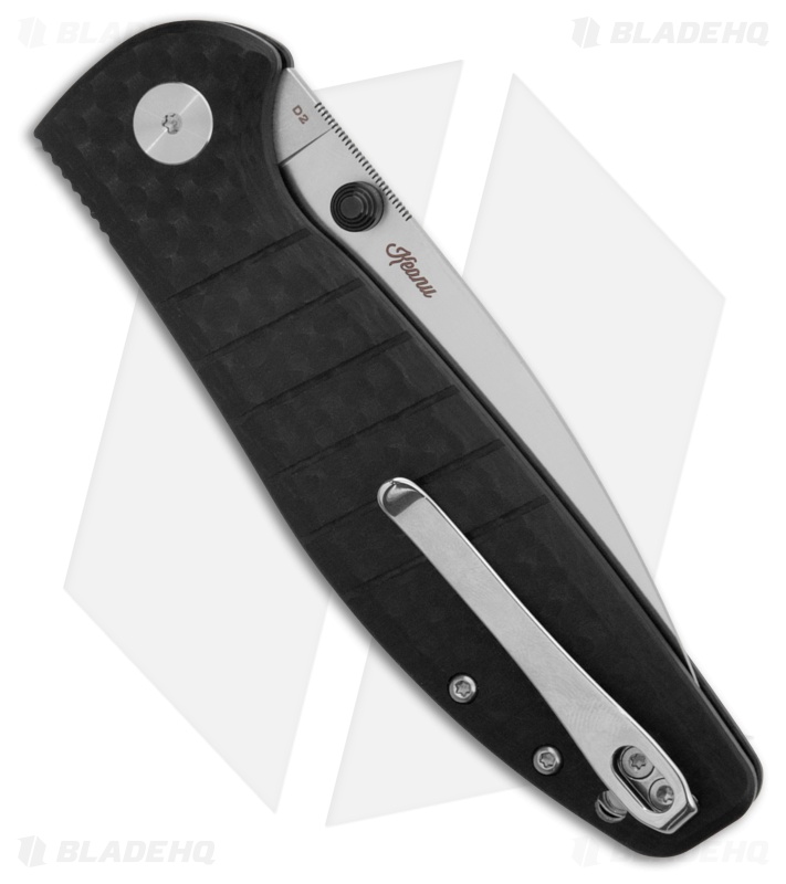 Bestechman Goodboy Black G-10 Drop Point Satin/SW D2