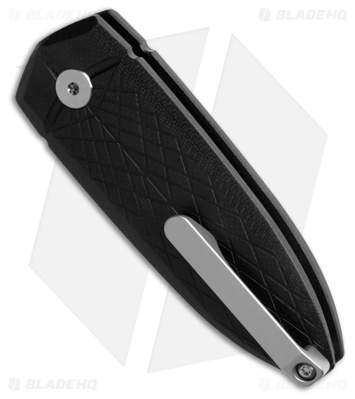 Bestech Knives Cricket/QUQU Button Lock Black G-10