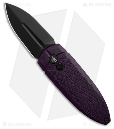 Bestech Knives Cricket/QUQU Button Lock Purple G-10