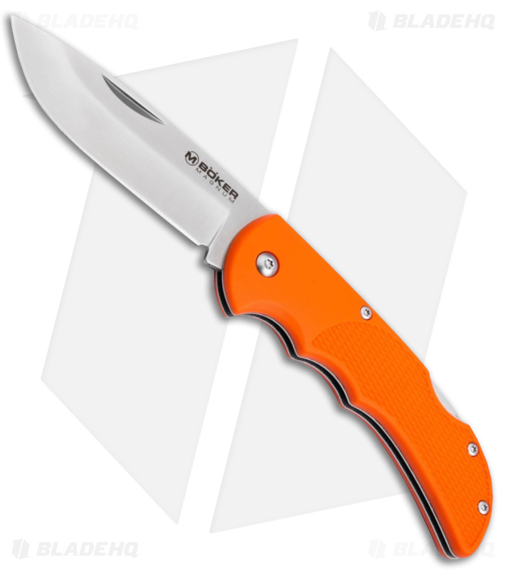 Boker Magnum Single SAR Knife Orange (3" Satin) - Blade HQ