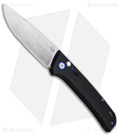 Boker FRND Silver Button Lock Automatic Knife Grivory (3.45" Stonewash ...