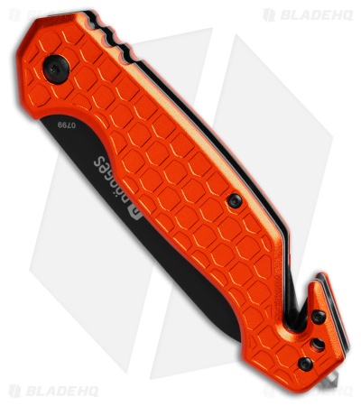 Boker Plus Donges Basic Rescue Orange Aluminum 440A Serrated