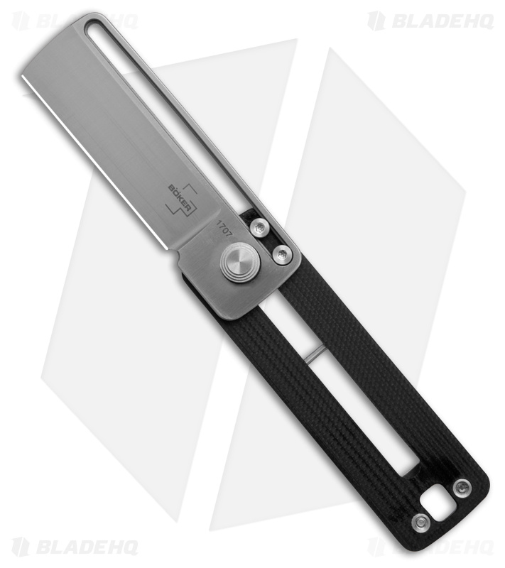 Boker S-Rail Slide Lock Black G-10 (Satin) - Blade HQ