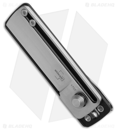 Boker S-Rail Slide Lock Black G-10 (Satin) - Blade HQ