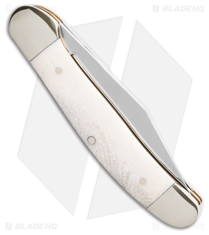 Boker Copperhead Knife Smooth White Bone 110863 - Blade HQ