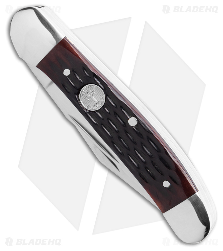 Boker Copperhead Knife | Jigged Brown Bone 110861 - Blade HQ