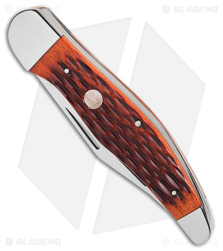 Boker Folding Hunter Knife | Brown Bone D2 110836 - Blade HQ