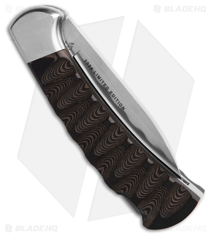 Buck Knives 112 Ranger Pro Knife Black/Brown Richlite Satin