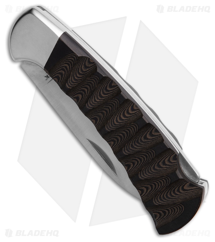 Buck Knives 112 Ranger Pro Knife Black/Brown Richlite Satin