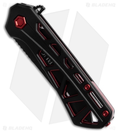 Buck Knives 813 Mini Trace OPS Knife Black/Red Aluminum