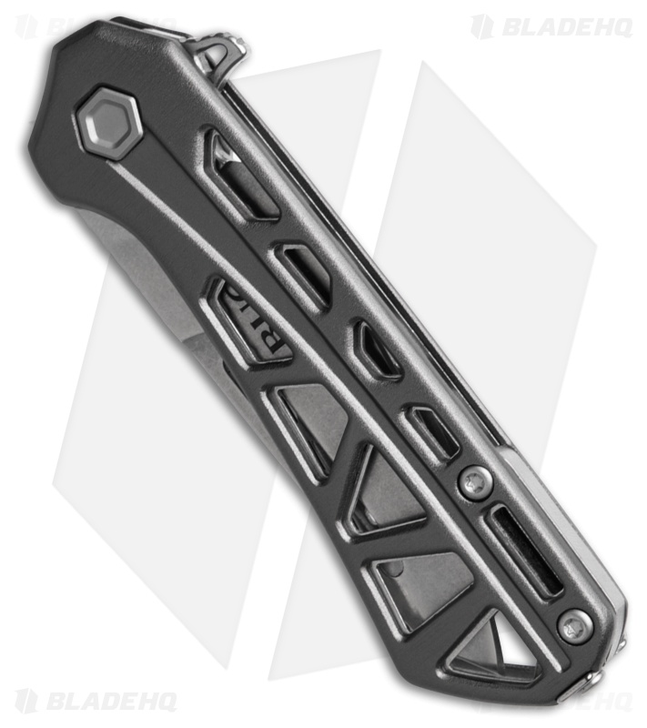 Buck Knives 813 Mini Trace OPS Knife Gray Aluminum SW