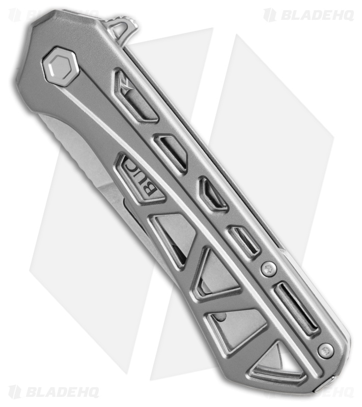 Buck Knives 811 Trace OPS Gray Al Reverse Tanto SW 7Cr17