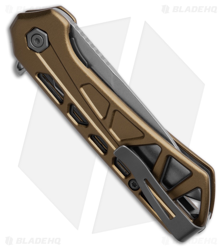 Buck Knives 814 Mini Trace Bronze Al Drop Point SW 7Cr17