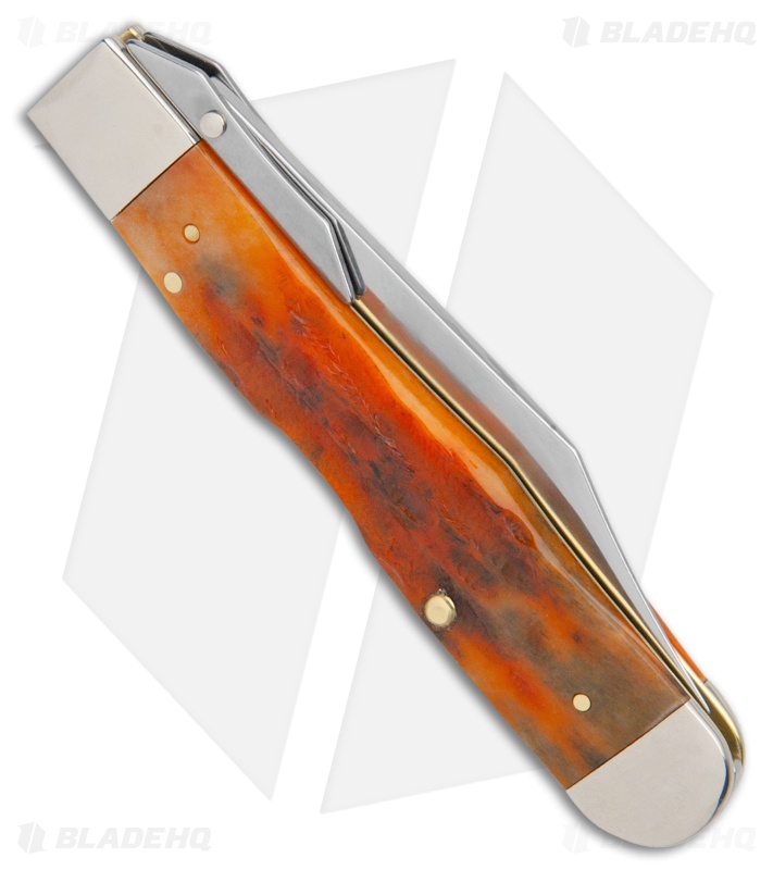 Case Cheetah Pocket Knife 4.375" Autumn Bone Jig (611101/2L SS) 52137 ...