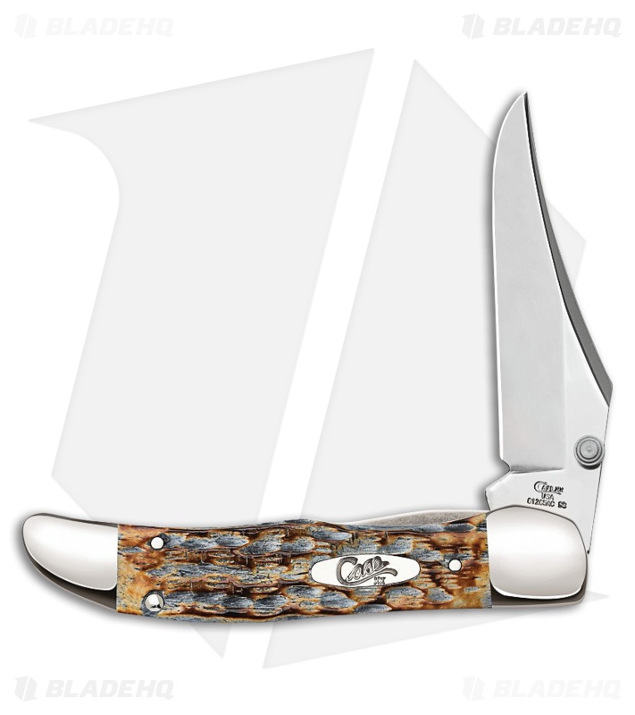 Case Knives Kickstart Mid-Folding Hunter Assisted Burnt Gray Bone ...