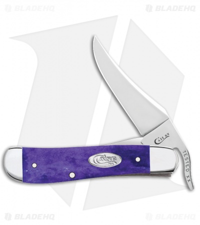 Case Knives Ultra Violet Bone Smooth RussLock® (61953L SS) - Blade HQ