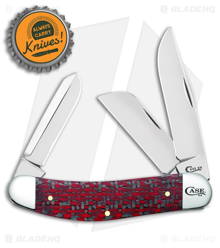 Red & Black Carbon Fiber/G-10 Weave Smooth Sowbelly (TB10339 Red & Black Carbon Fiber/G-10 Weave Smooth Sowbelly (TB10339
